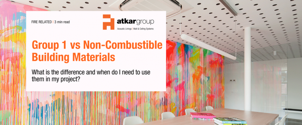 Group 1 & Non-combustible building materials - what is the difference ...