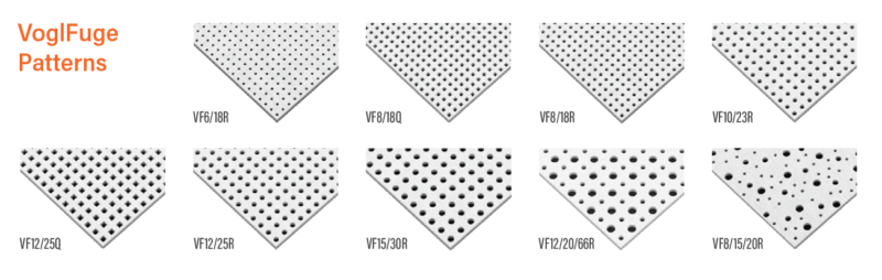VoglFuge Seamless Acoustic Plasterboard Ceiling System | Atkar