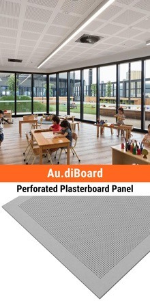 Au.diTile Perforated Timber Ceiling Tiles | Atkar