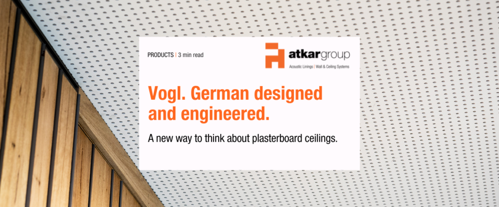 Vogl Acoustic Perforated Plasterboard | Atkar Wall & Ceiling Systems