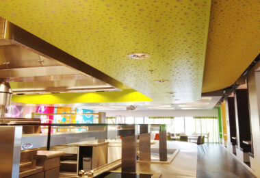 Vogl Colour | Coloured Acoustic Perforated Plasterboard Ceiling Panels